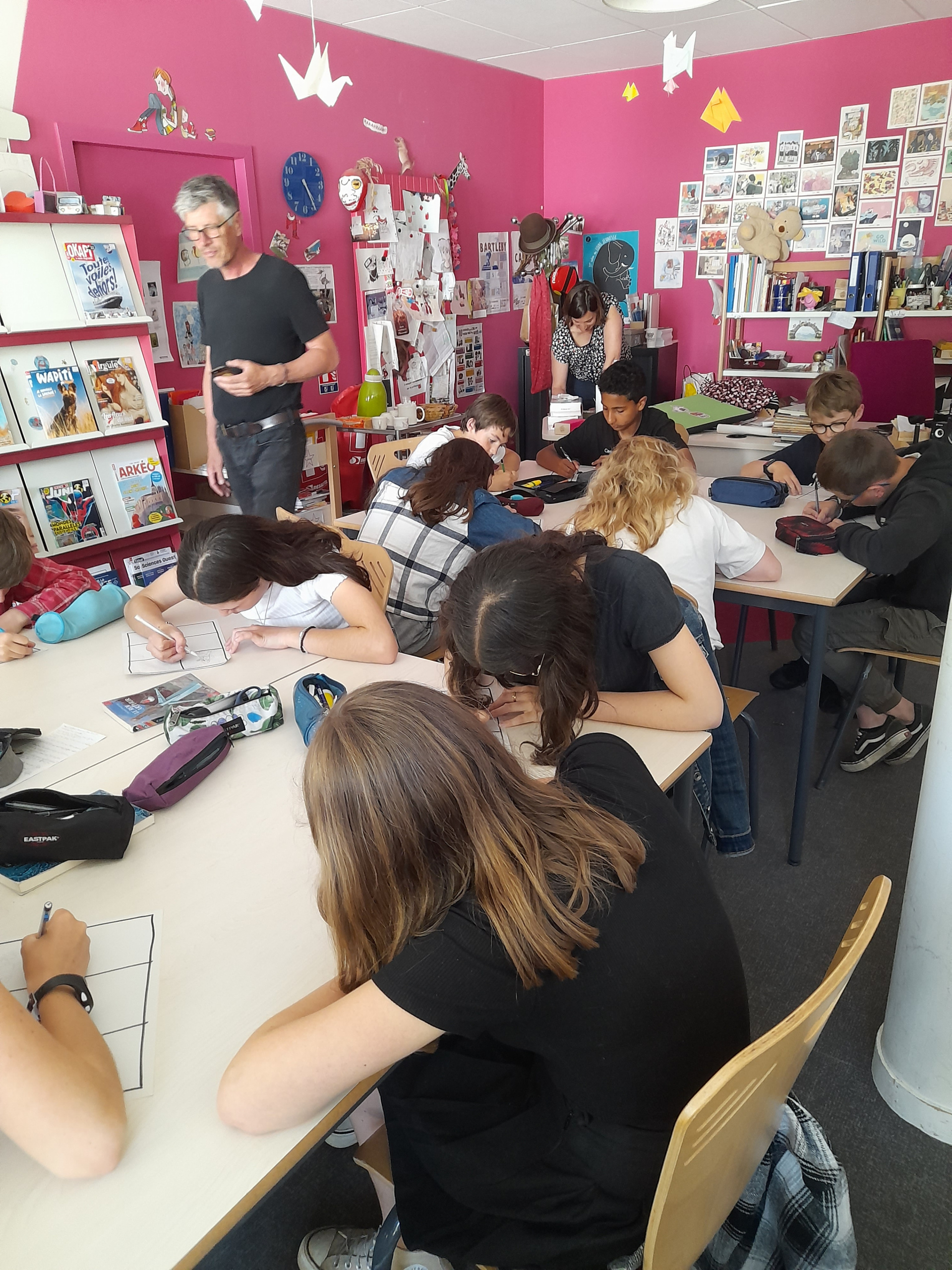 Joub et fils au CDI ! - Collège Théophile Briant